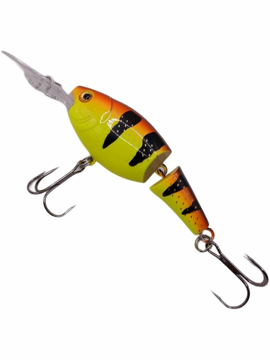 Воблер шэд двусоставный Columbia Jointed Shad 70мм 13гр, заглубление 2,1-4,5м