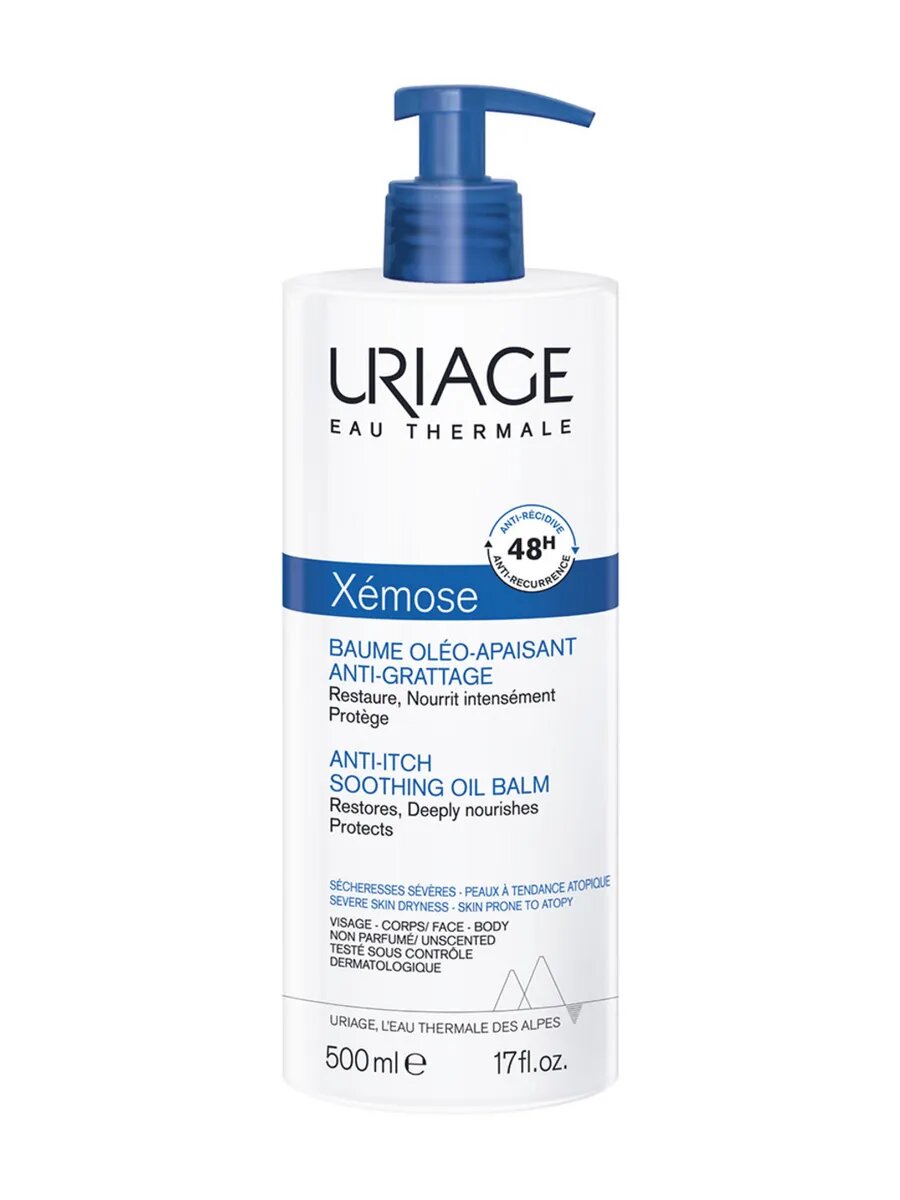 Uriage Xemose Anti-Itch Soothing Oil Balm Липидовосст 500мл