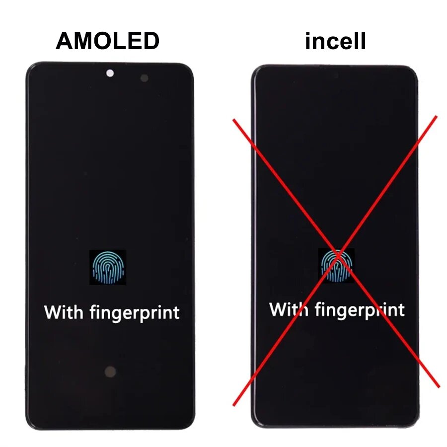 ЖК-дисплей Super AMOLED для Samsung A71, сменный сенсорный экран с дигитайзером в сборе для Samsung A715 A715F A715FD — фото 1