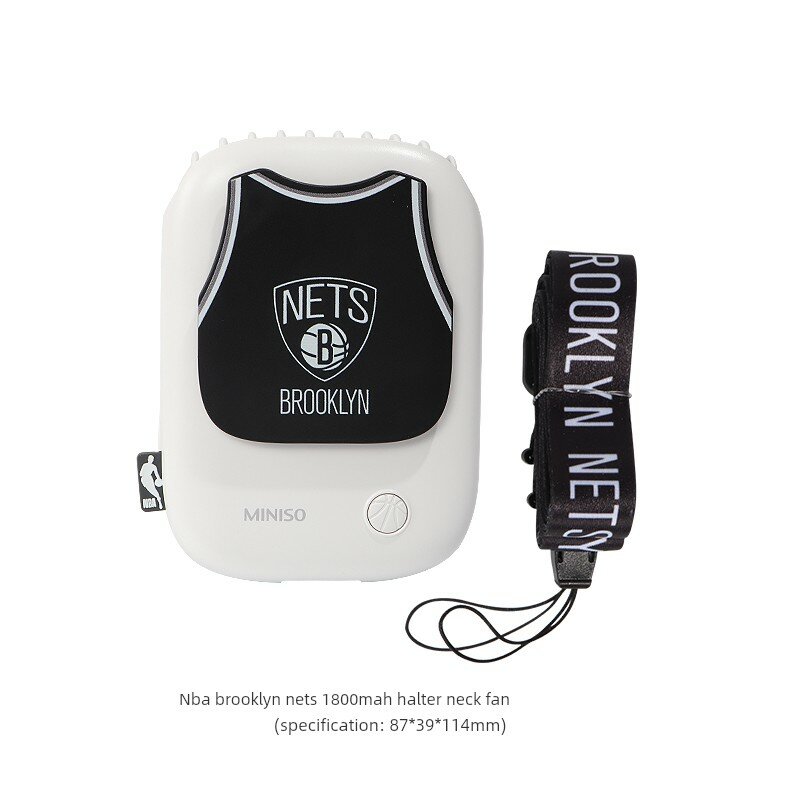 Портативный мини-вентилятор MINISO NBA с креплением на шею, новая модель, USB, бесшумная работа, для студентов Бруклин