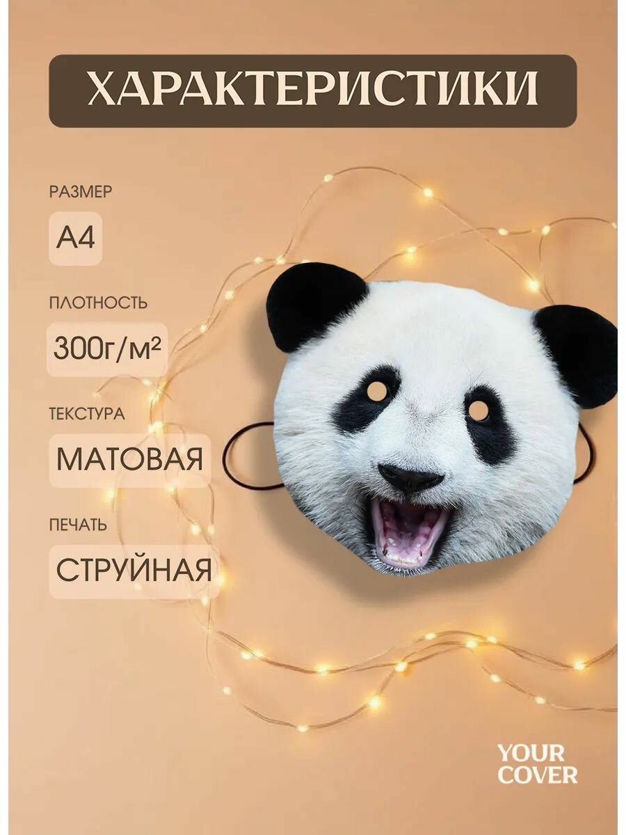 Маска Панда Пранк Картон — фото 1
