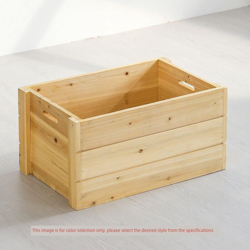 Лакированный деревянный ящик 80x40x20 см, толщина 1.7 см, универсальный для торговых точек