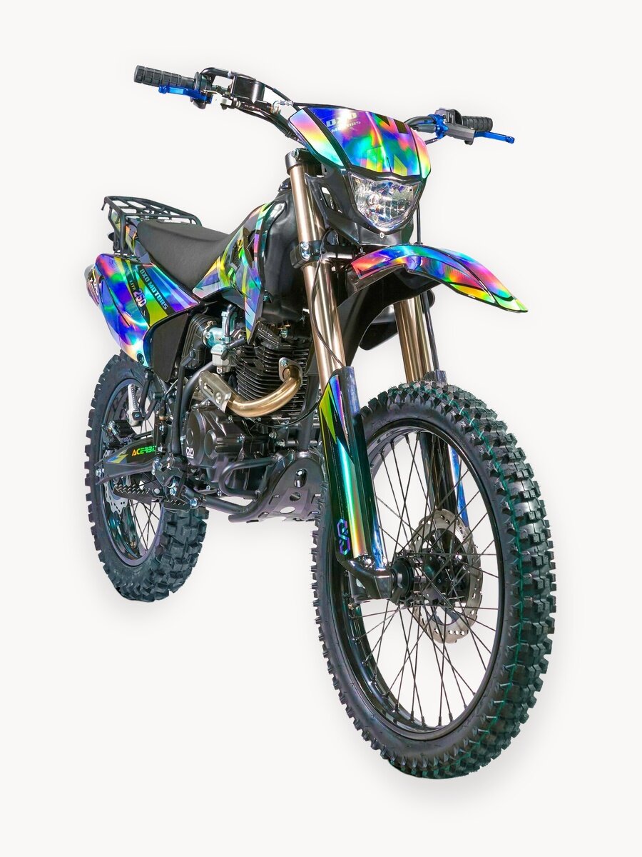 Мотоцикл эндуро кроссовый 250 см3, OXO LITE 250 Синий С гарантией, 17 л. с, электронная приборная панель, CNC рычаги