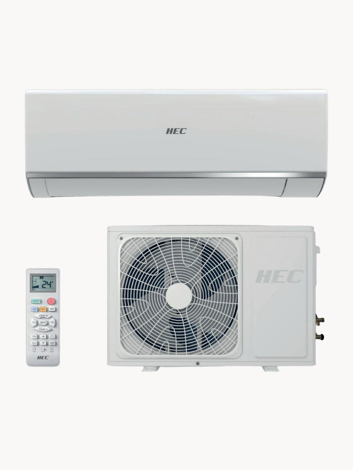 Сплит система HEC-07HRCU03/R3 до 22 кв. м, тихий режим, самодиагностика
