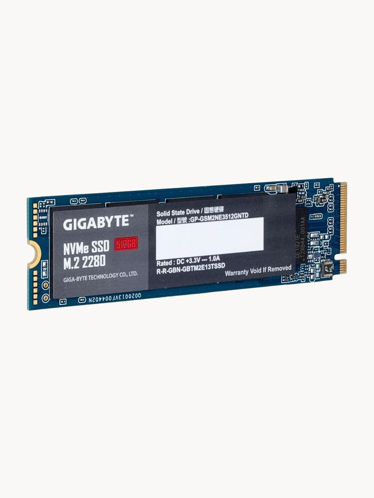 Накопитель SSD Gigabyte G3NVME512G, 512 ГБ, M.2 2280 (G3NVME512G)