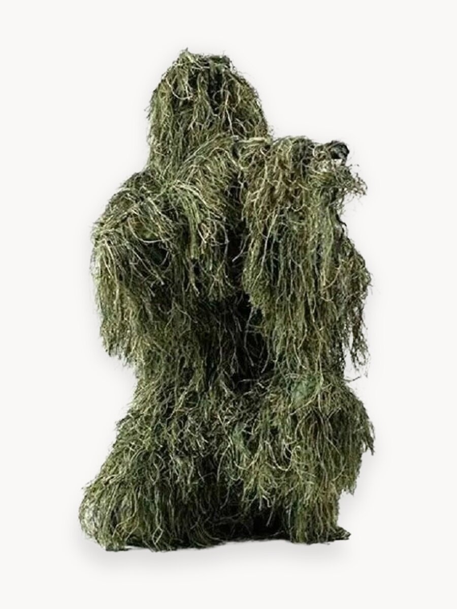 Маскировочный костюм леший - Зелень, мох, Ультрареалистичный, невидимый, камуфляжный костюм.