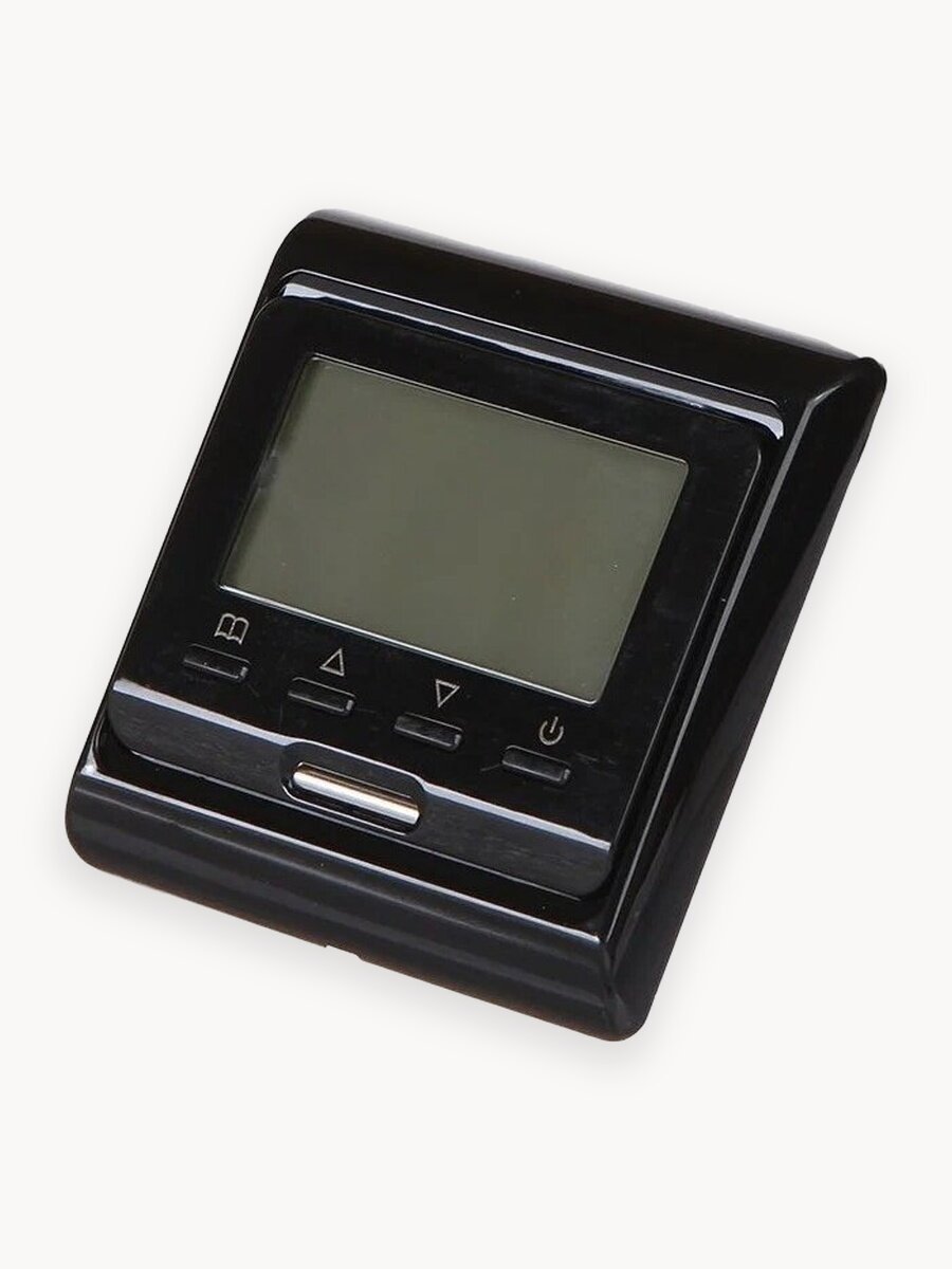 Терморегулятор/термостат Varmel RTC 51.716 программируемый с ЖК дисплеем/черный