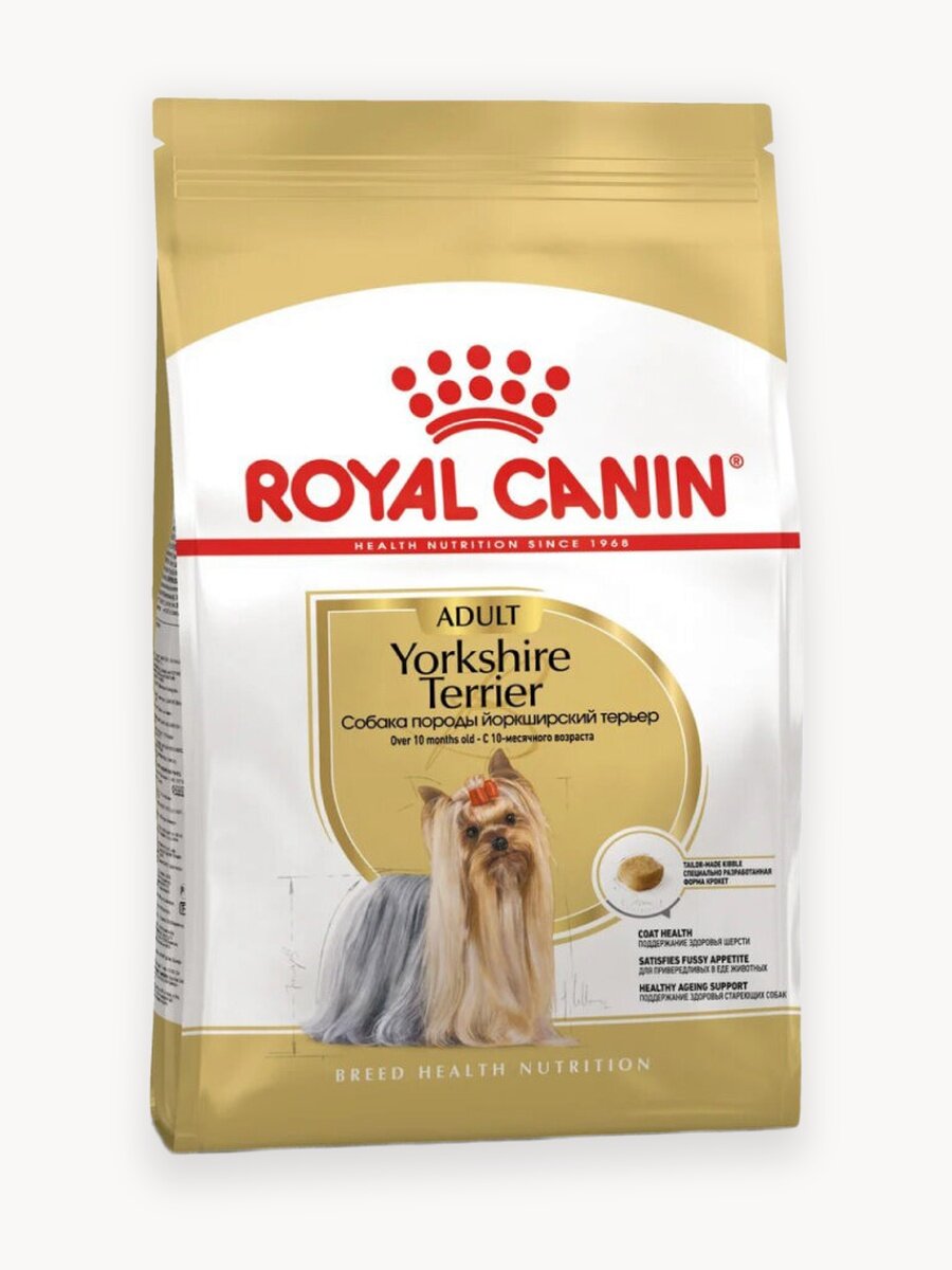 Сухой корм для собак Royal Canin Adult для породы йоркширский терьер, 0,5 кг