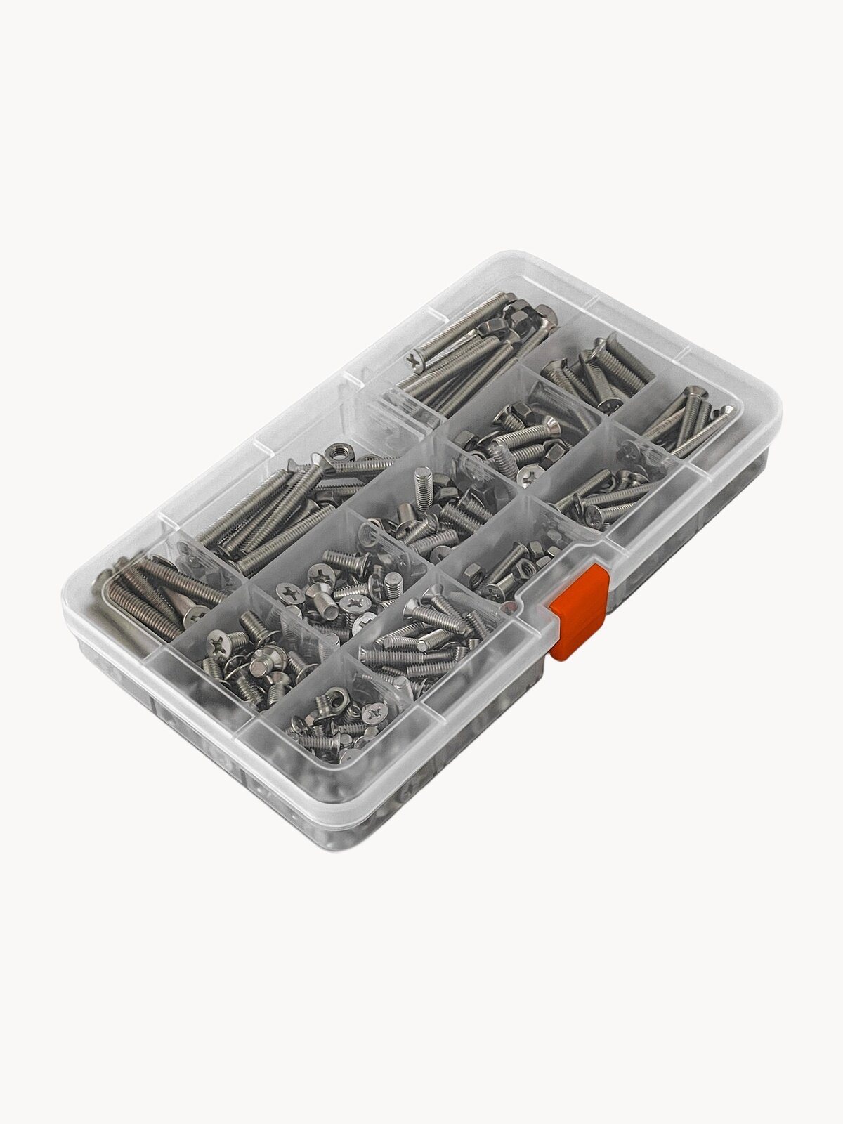 Набор винтов, гаек и шайб М4, М5, 410 шт, крестообразные винты с потайной головкой, комплект метизов