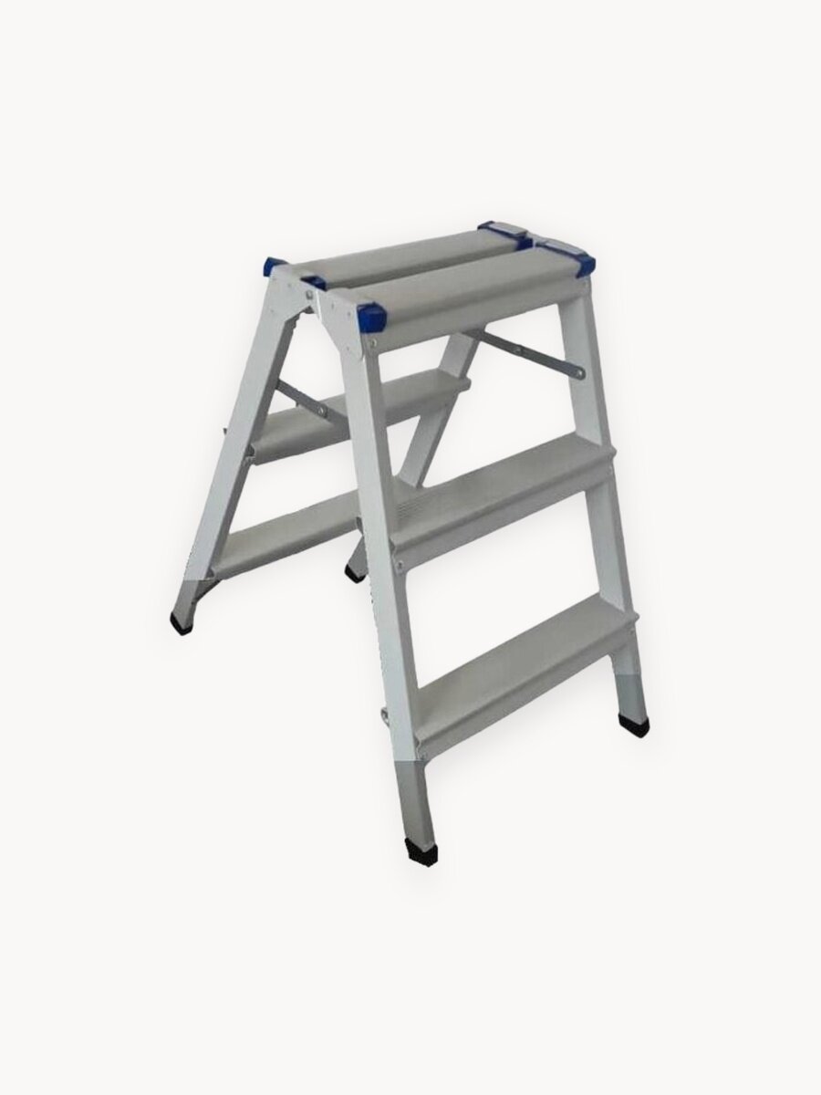 Стремянка стальная Lwi двухсторонняя , 3 ступени (33S)