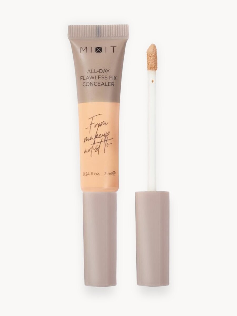 MIXIT Консилер для области глаз с безупречной фиксацией на весь день, 7 мл, 002