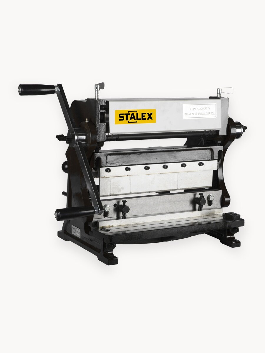 Станок Stalex 3-in-1( резка, гибка, вальцевание), для металла, длина 200мм, толщина 1мм.