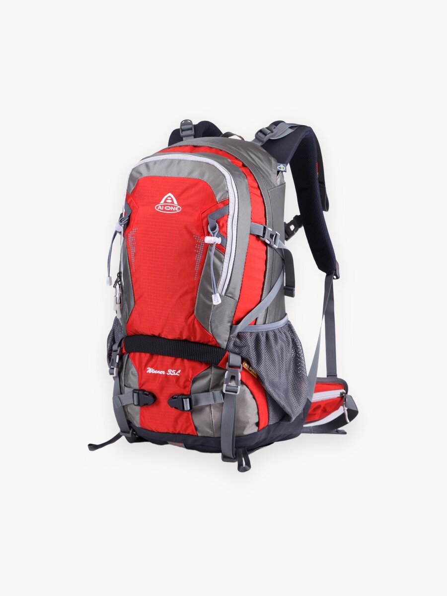 Рюкзак Ai One 9694 35л. Red gray