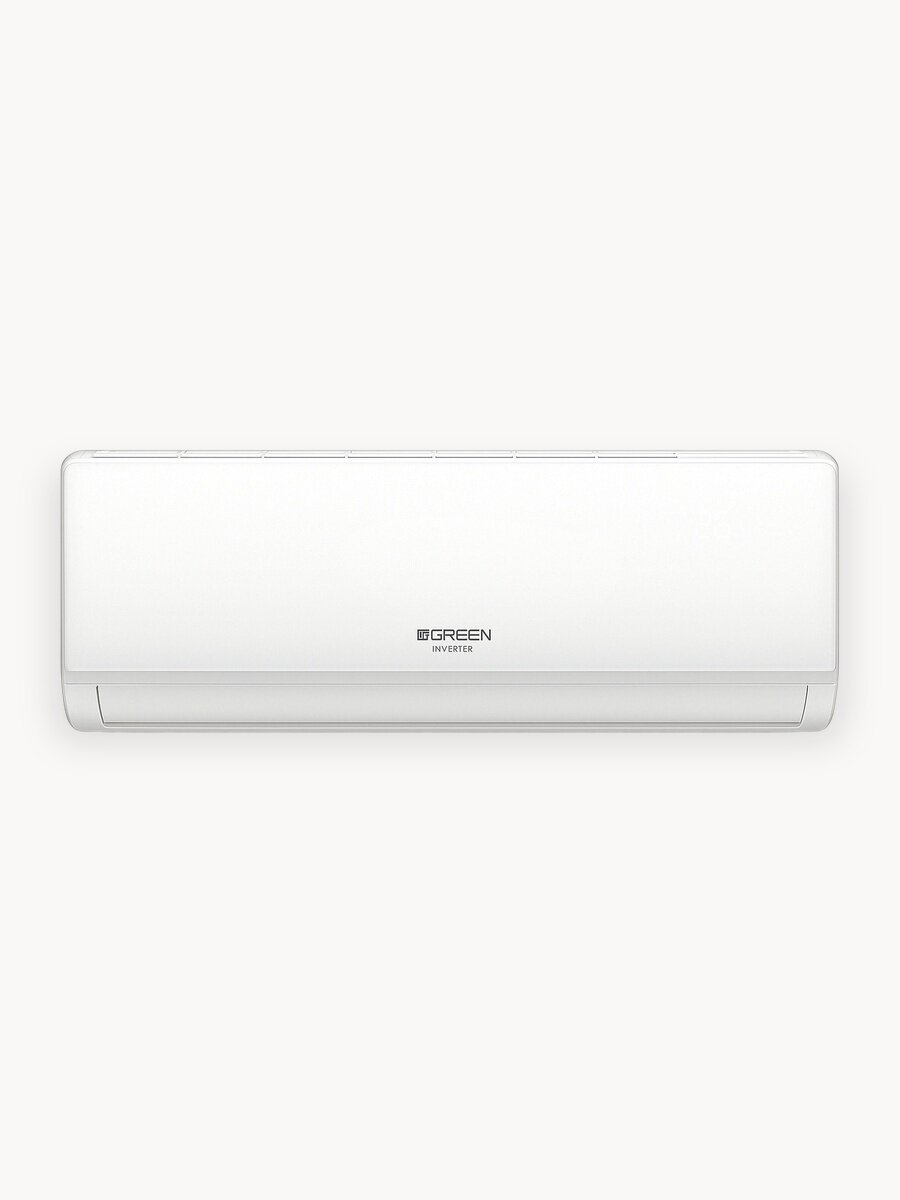 Сплит-система GREEN TSI-07HRIY2, инверторный кондиционер для дома, на 20 м², 7000 BTU, пульт д/у в комплекте, белый