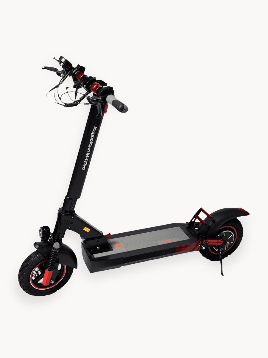 Электросамокат Kugoo M4 Pro 18Ah, 55 км/ч, 600 Вт, 140кг, складной, черный