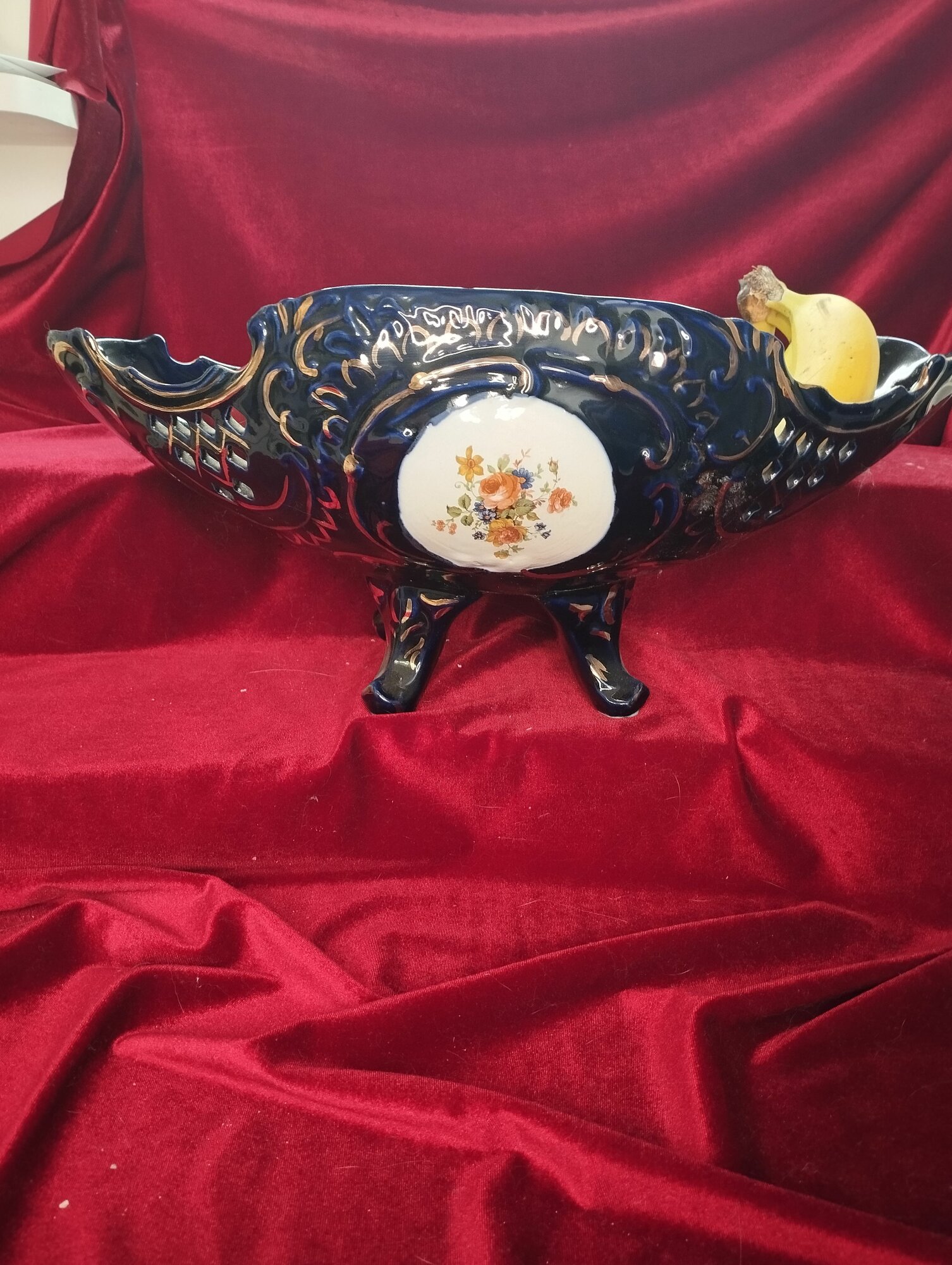 Фруктовница фарфор СССР, Сысерть, 1965 год