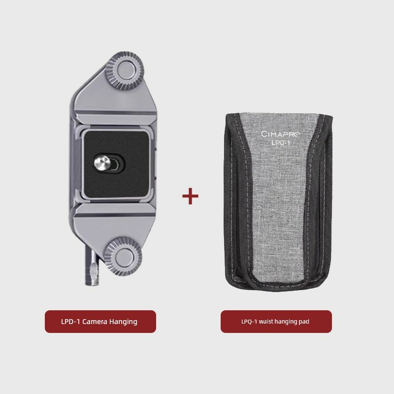Xiletu LPD-1 с подпятником быстросъемный ремешок для фотоаппарата, титановый цвет, прочный для зеркальных систем