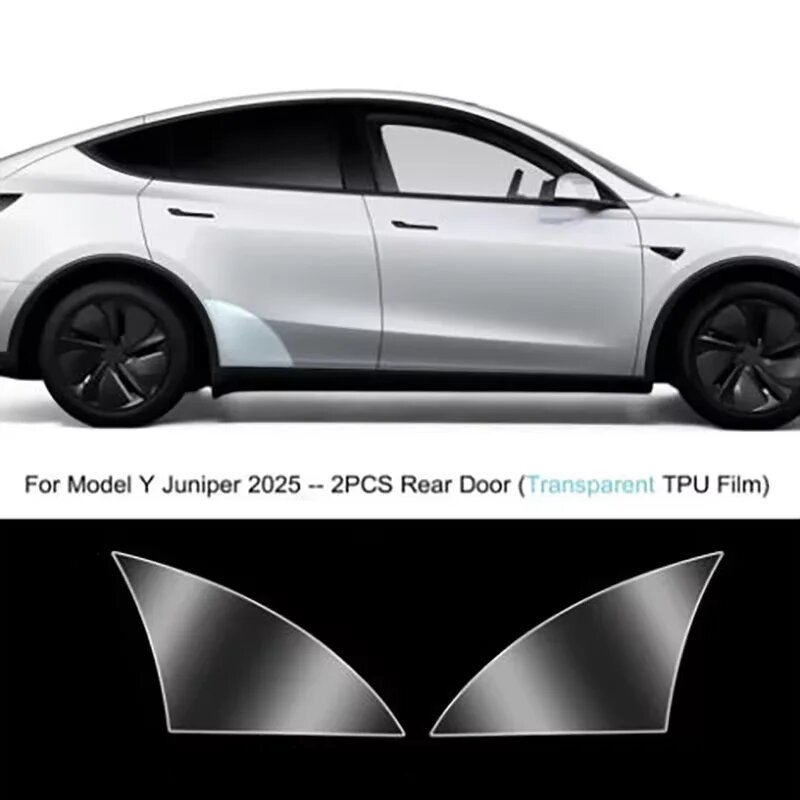 Защитная пленка на заднюю дверь Tesla Model Y Juniper 2025