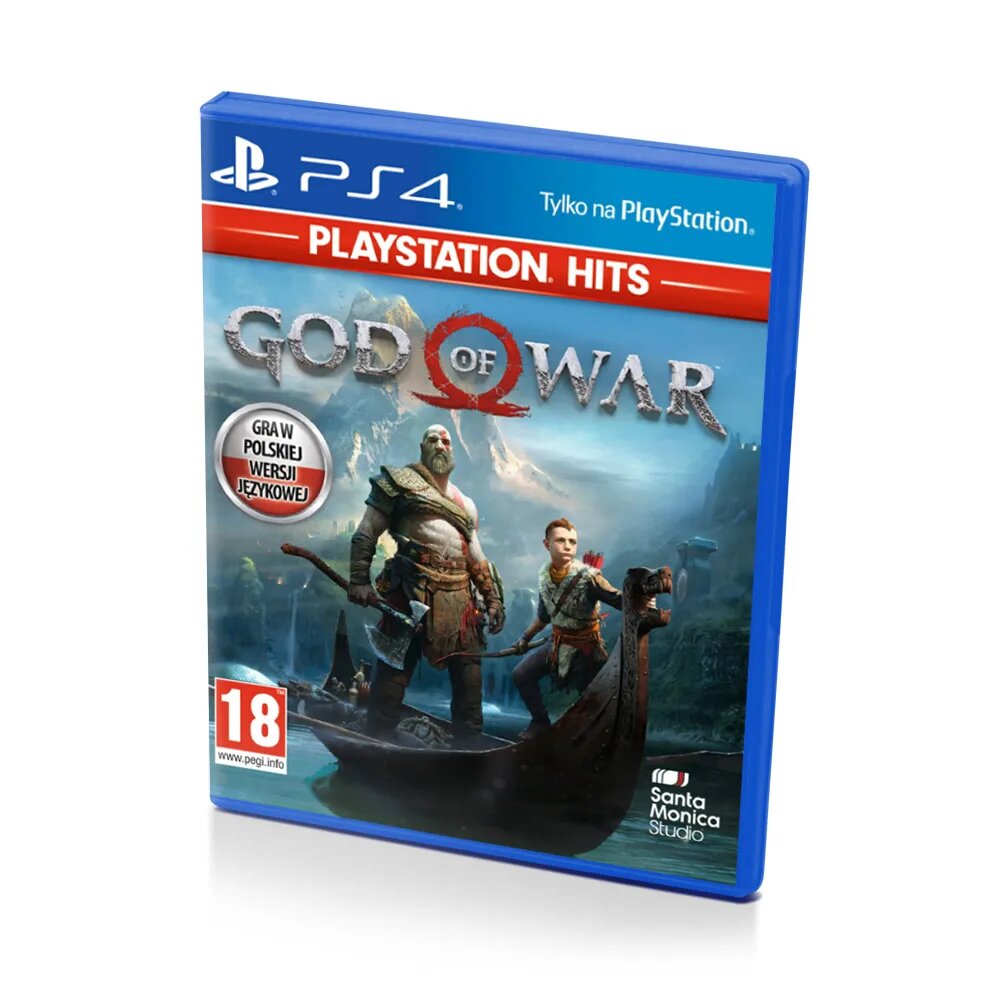 God of War Playstation Hits (PS4/PS5, рус.) обложка на польском