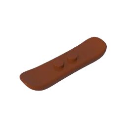 Сноуборд коричневый GOBRICKS GDS-90236