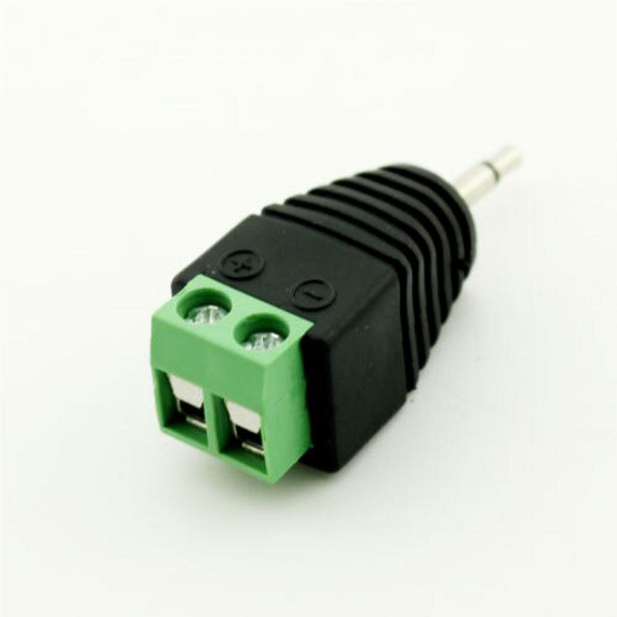 2 шт. 2,5 мм моно штекер к AV винтовому видео AV балун винтовой клеммный адаптер никель