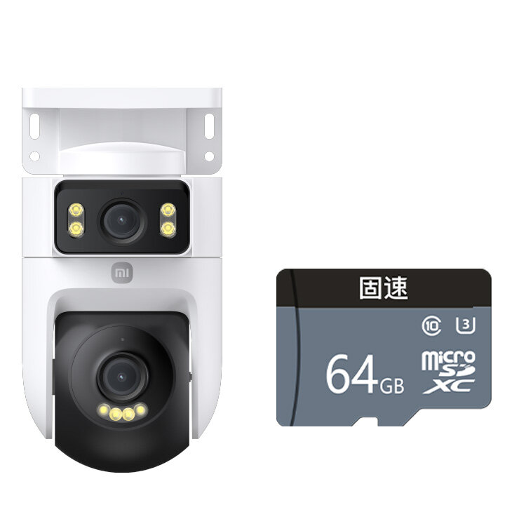 Веб-камера MI Outdoor Camera CW500 Pack Edition, двойной вид, с двумя объективами, 64GB карта памяти