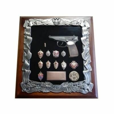 Панно "Макаров с знаками ФСБ", размер 440 х 400 мм 64238