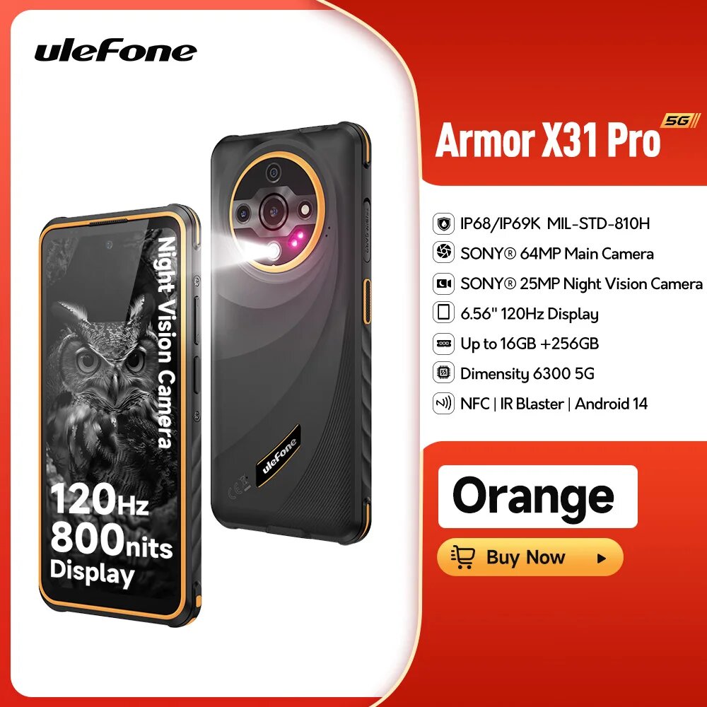 Смартфон Ulefone Armor X31 Pro, 16/256ГБ, global