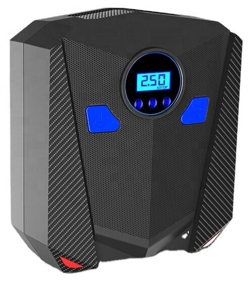 Автомобильный компрессор с электронным дисплеем