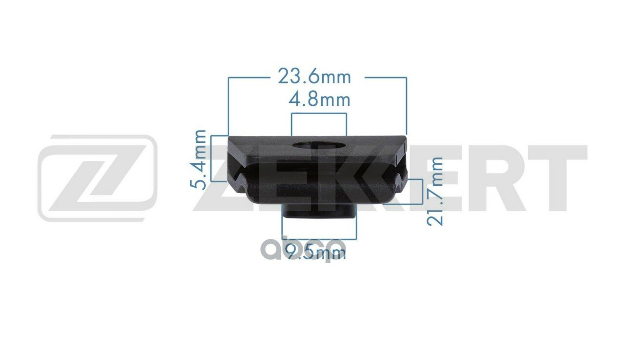 Клипса крепёжная Great Wall (миним. кол-во заказа 10 шт) Zekkert арт. be-3985