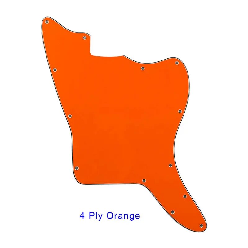 Pleroo Jazzmaster Guitar Pickguard Оранжевый, 4Ply Orange