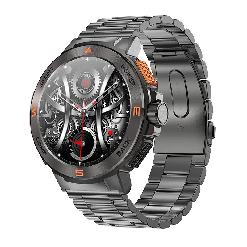 YK08 Smart Watch 1.43inch AMOLED Bluetooth Calling Compass DA GPT Health Monitoring 400Mah Men Outdoor Sports Fitness Smartwatch