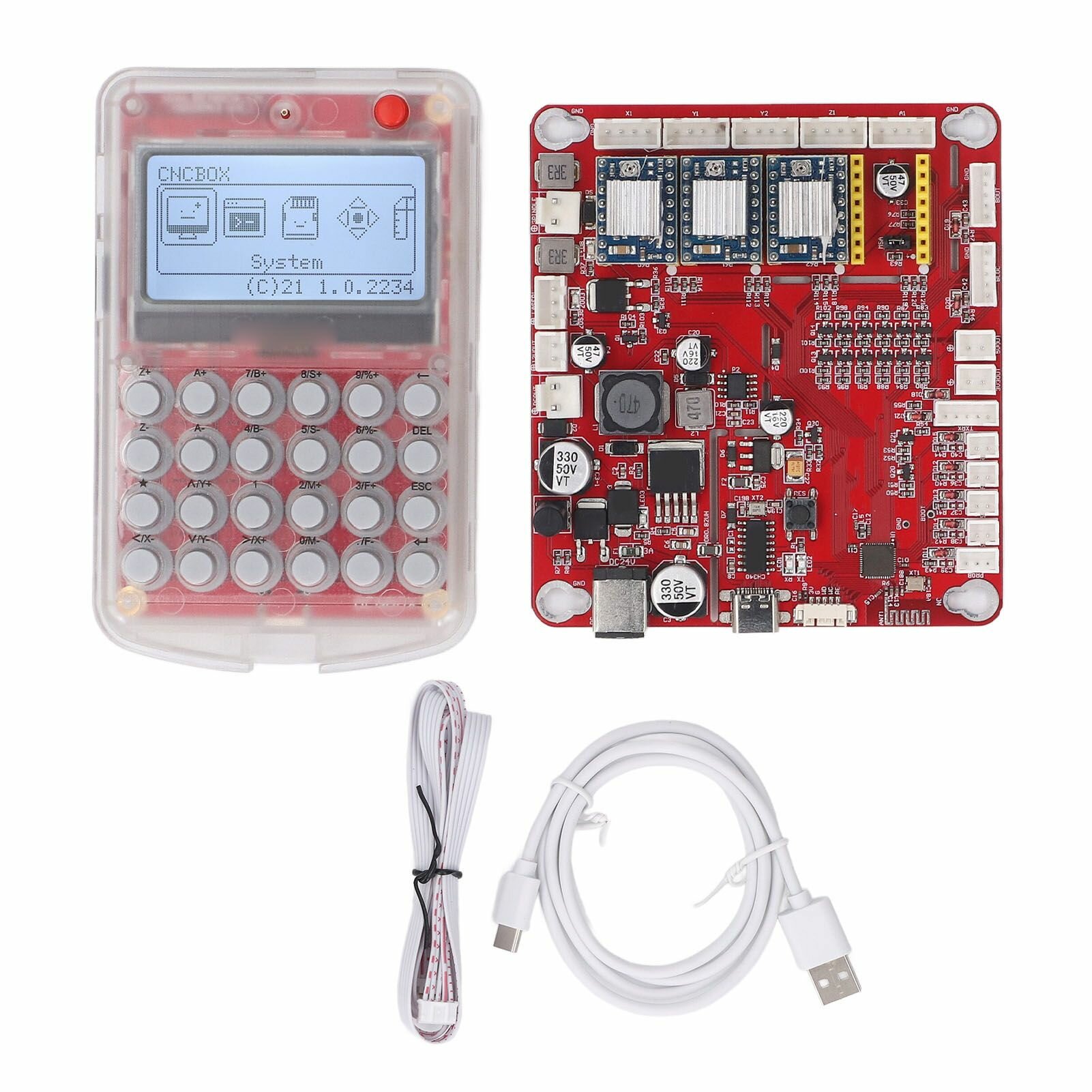 Набор: офлайн-контроллер с экраном + драйверы для 3-осевого DIY ЧПУ станка