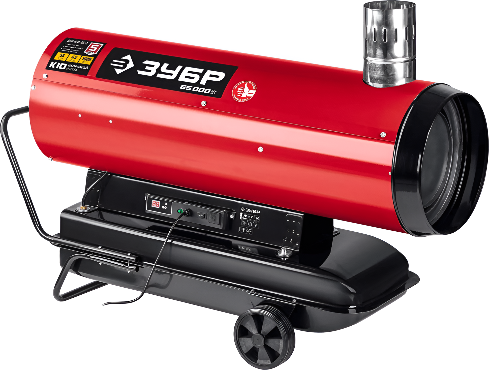 Тепловая пушка ЗУБР ДПН-К10-65-Д, 65 кВт, дизельное, непрямое