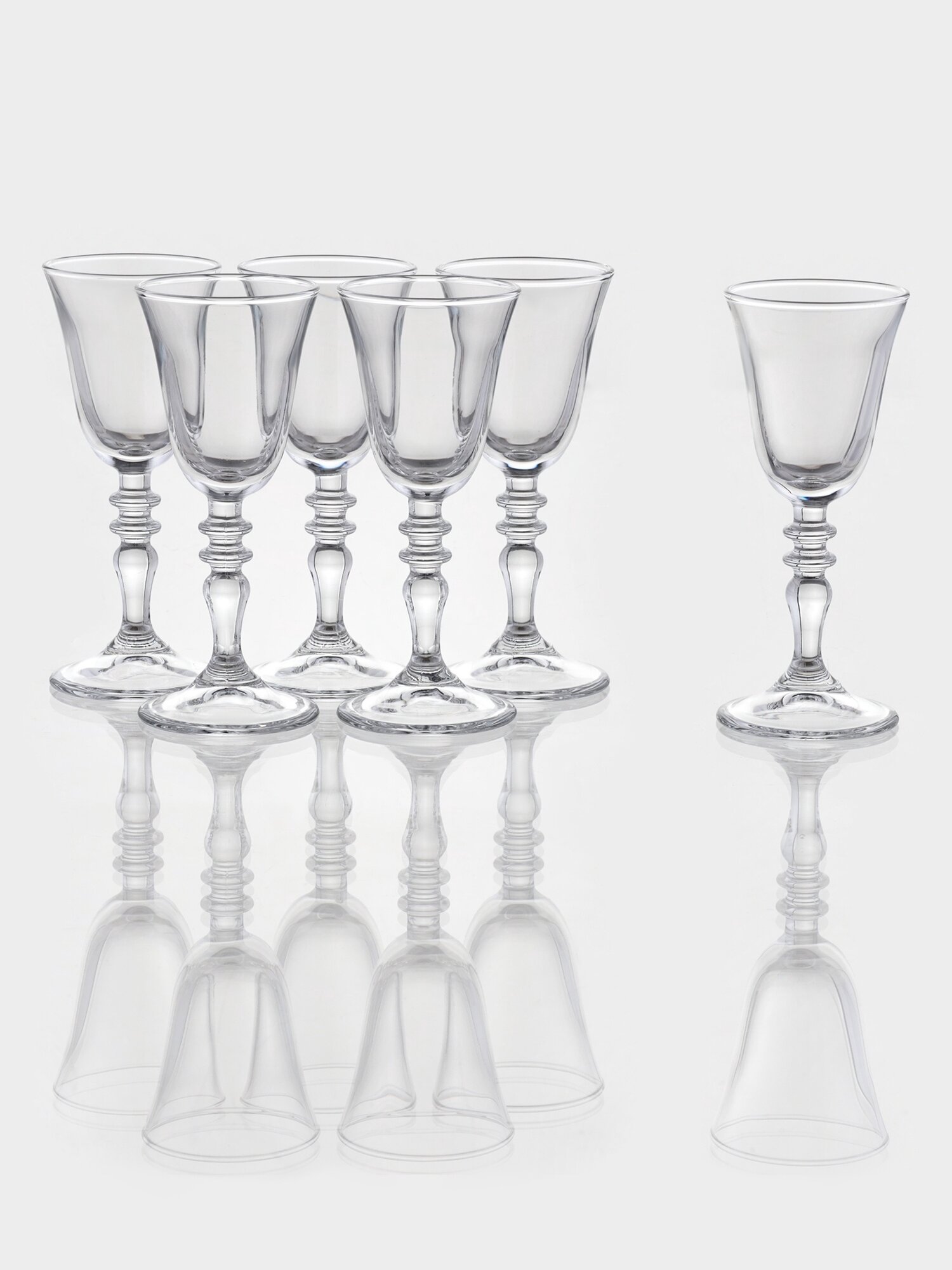 Набор рюмок Paşabahçe Vintage, стекло, 50 мл, 6 шт, бесцветный