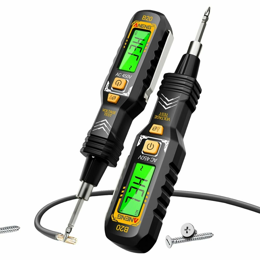 Цифровой измерительный прибор ANENG B20, черный, диапазон переменного тока 30 1000 В, NCV детекция