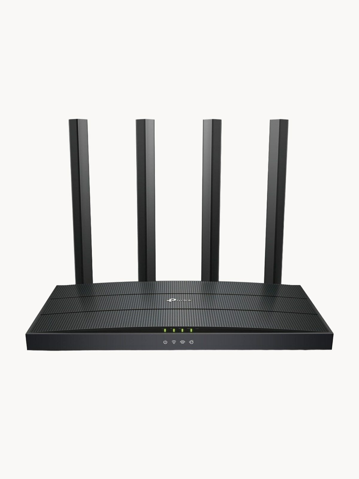 Роутер Tp-Link ARCHER AX12 двухдиапазонный гигабитный Wi Fi AX1500 с поддержкой Mesh /Wi-Fi 6/2.4 ГГц до 300 Мбит.с + 5 ГГц до 1201 Мбит.с/3 гигабитный порта LAN + 1 гигабитный порт WAN/технология EasyMesh/4 антенны/черный (ARCHER AX12)