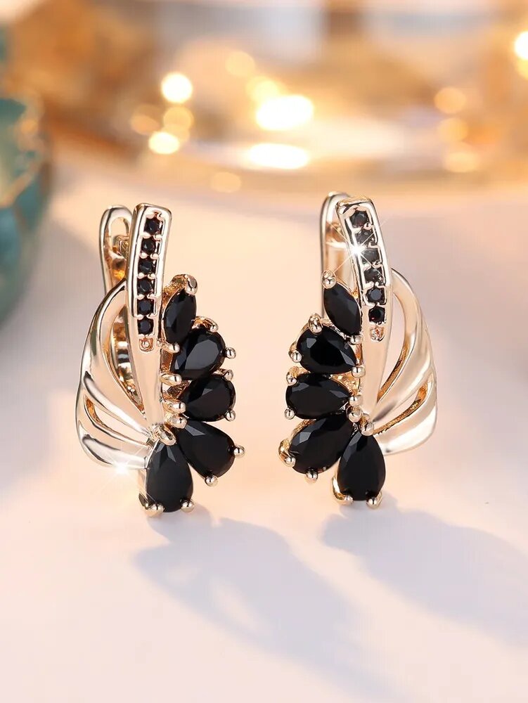 Серьги, фианит