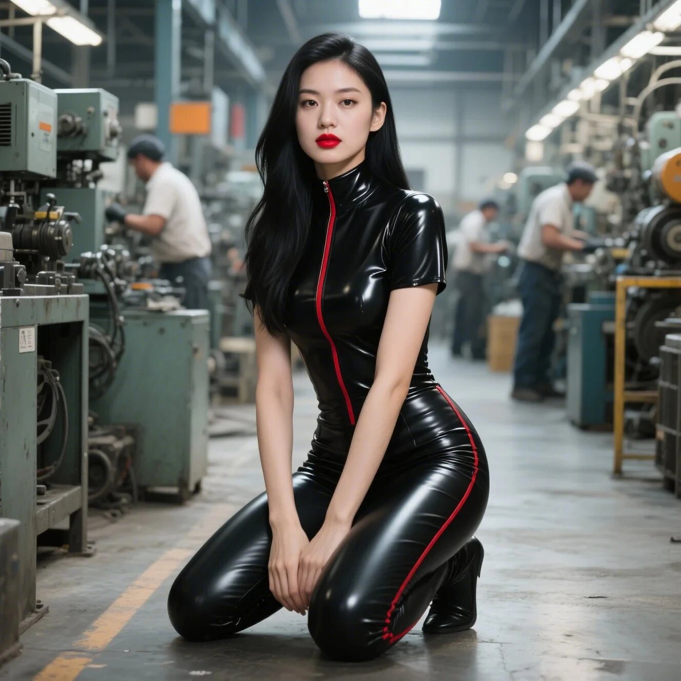 Латексный комбинезон Gummi, унисекс S