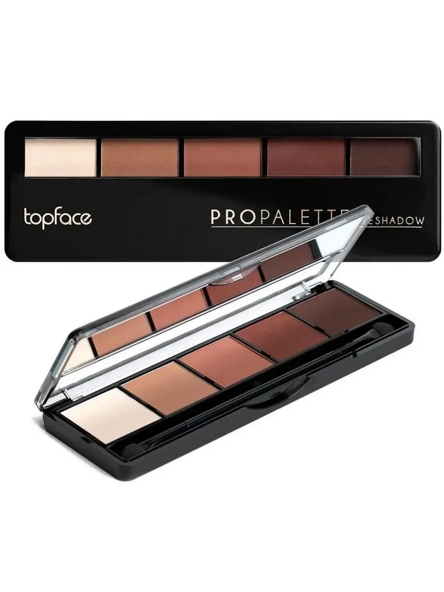Тени для век Topface Pro Palette Eyeshadow, Палетка теней для глаз, 018