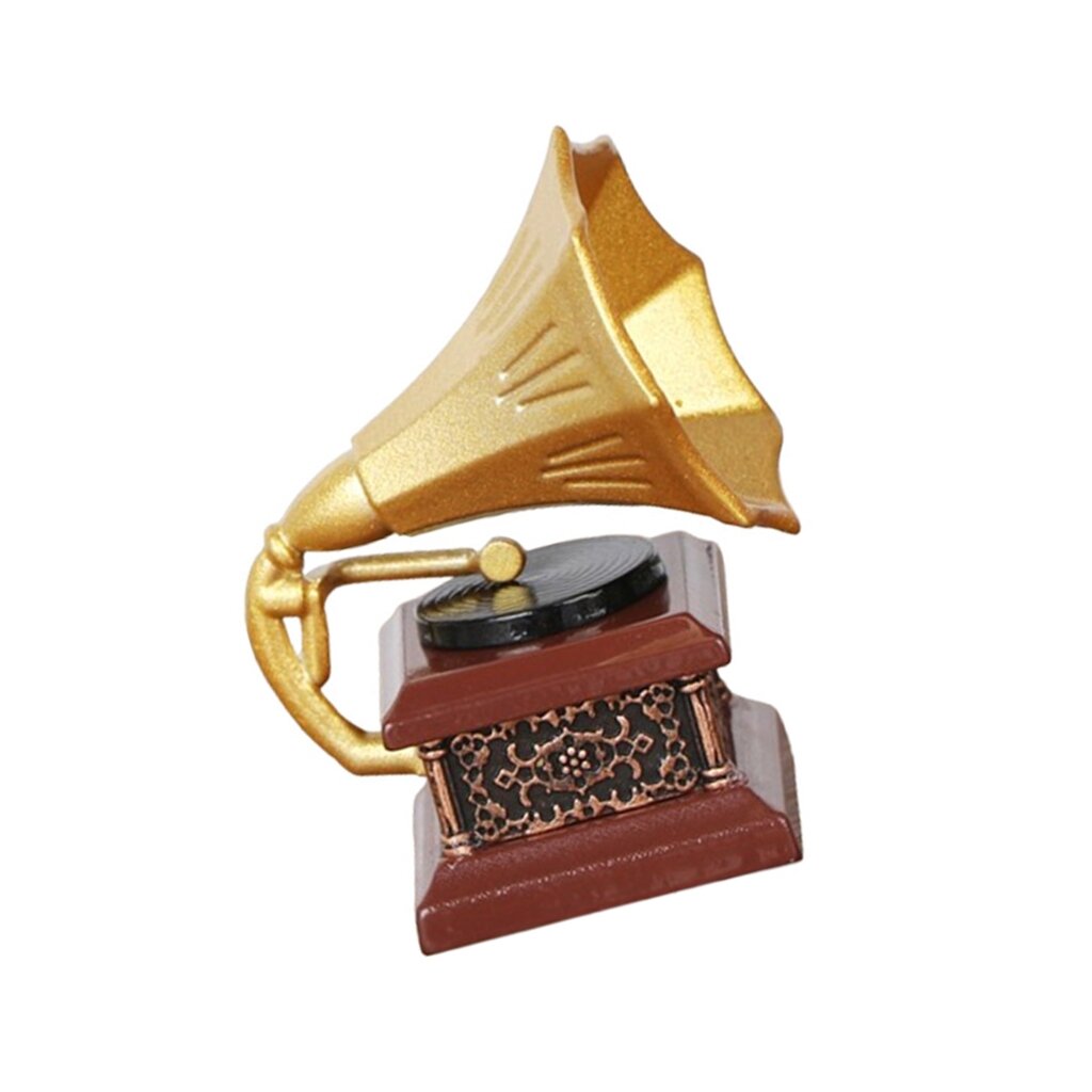 Качественный мини-граммофон для энтузиастов искусства и коллекционеров