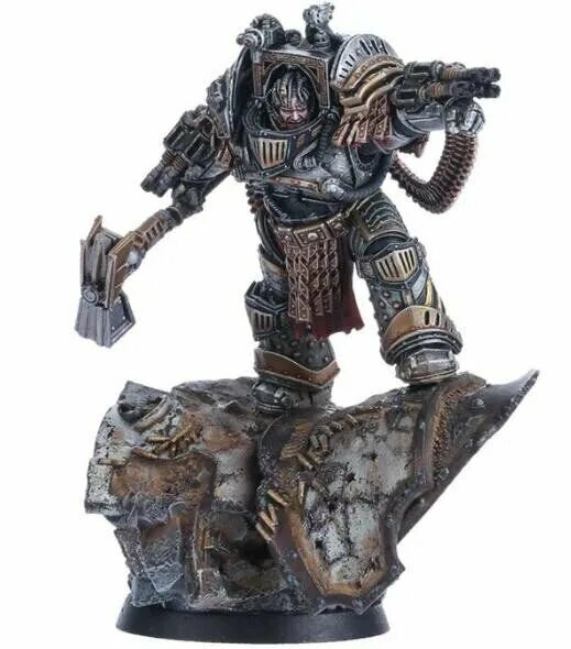 Смола Миниатюра Warhammer 40000 Perturabo, Primarch of the Iron Warriors / миниатюр для настольной игры Упражнения для раскрашивания