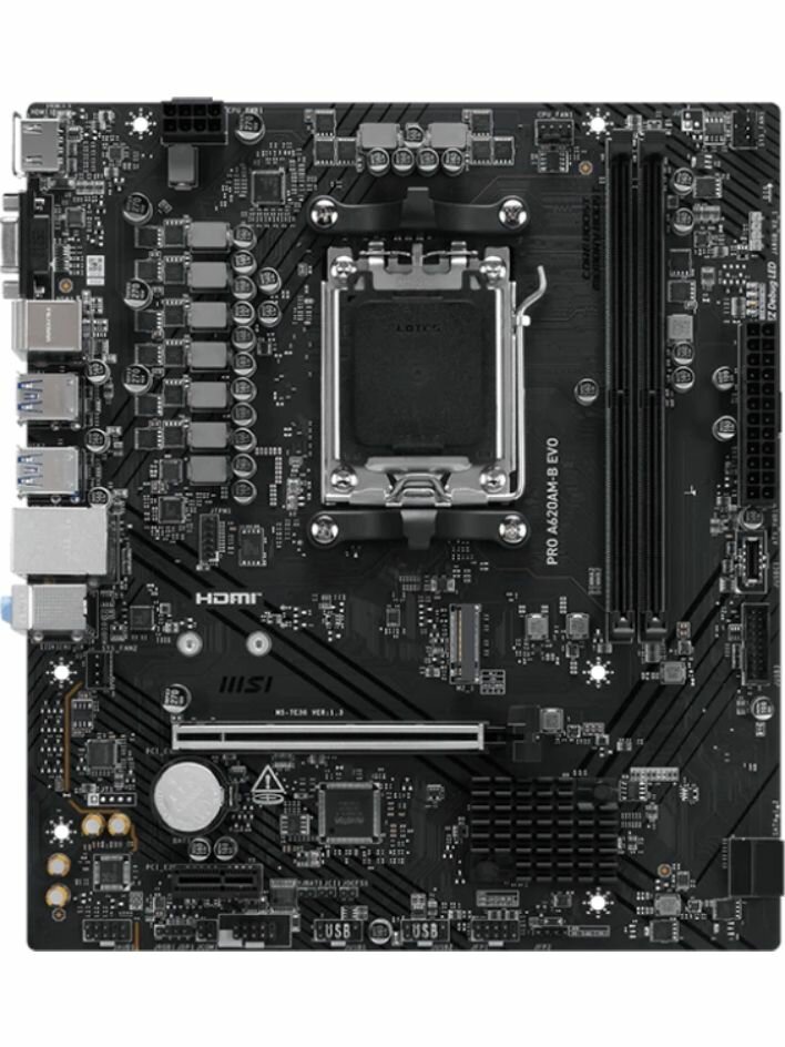 Материнская плата MSI Pro A620AM-B EVO