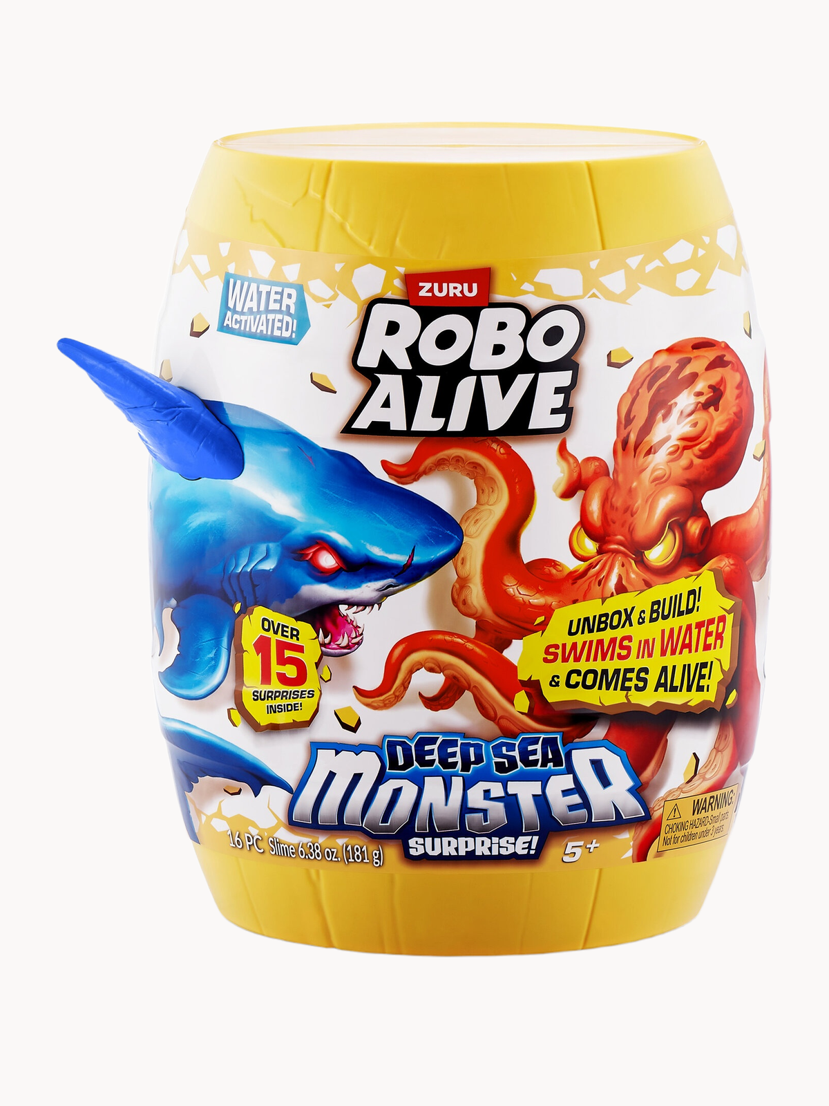 Интерактивная игрушка-сюрприз ZURU Robo Alive Water Activated 71155 Глубоководные Монстры