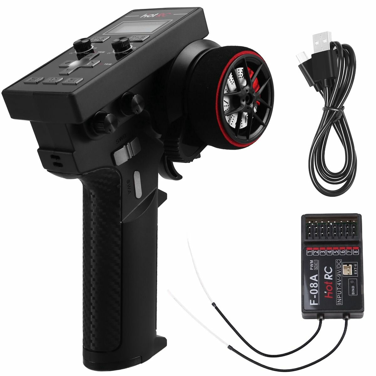 Пульт дистанционного управления, гироскопический приемник для радиоуправляемых машин, лодок