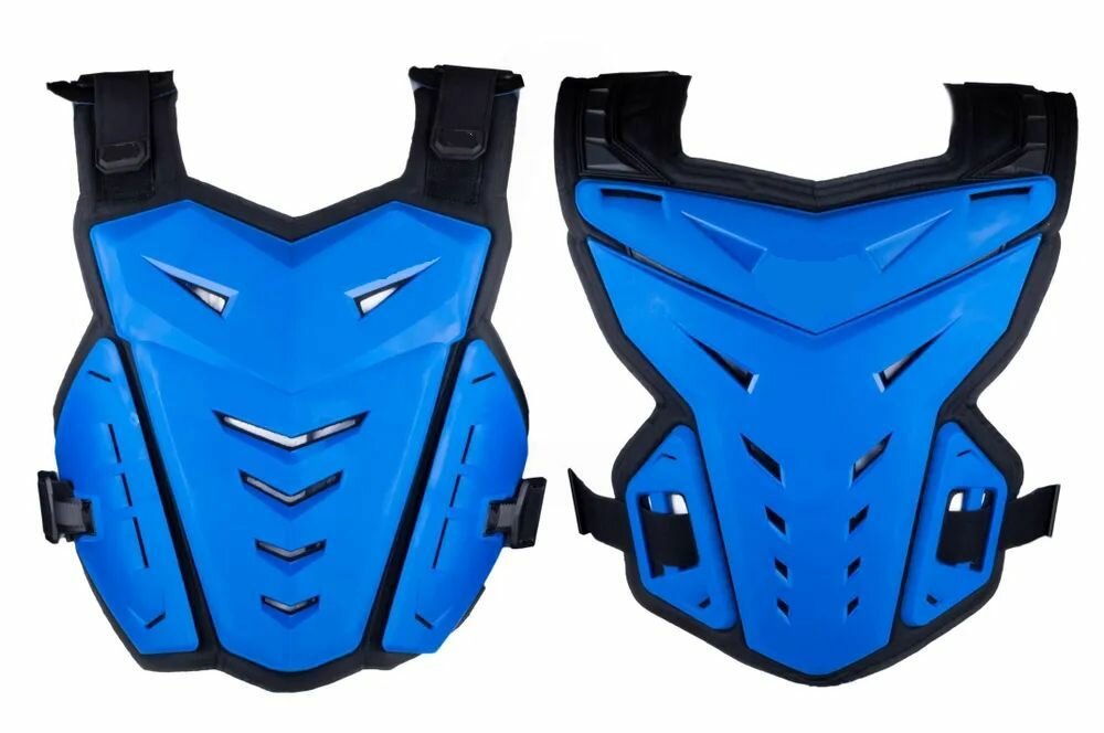 Защита груди/спины панцирь для тела моточерепаха (size: S, L, синий) "FOX"-