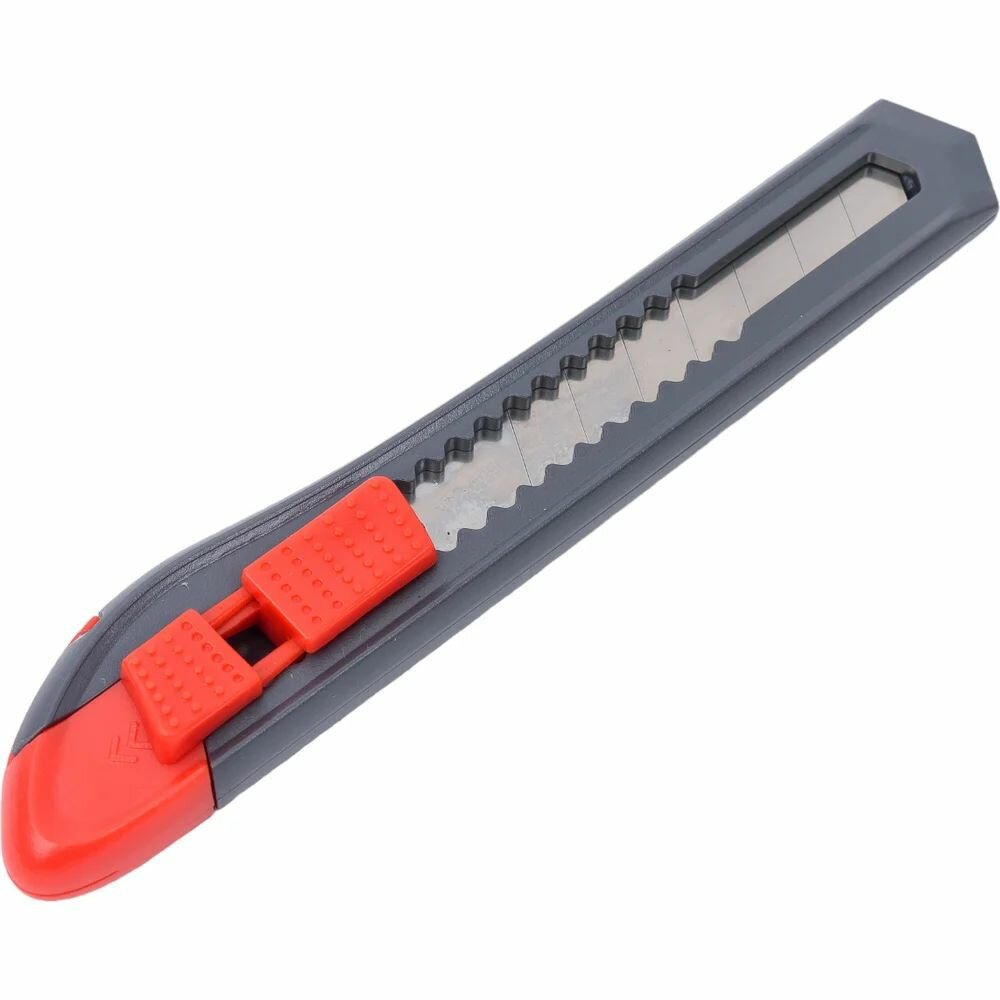 Канцелярский нож MAPED Франция Start 18 мм, фиксатор, корпус черно-красный, европодвес 235472