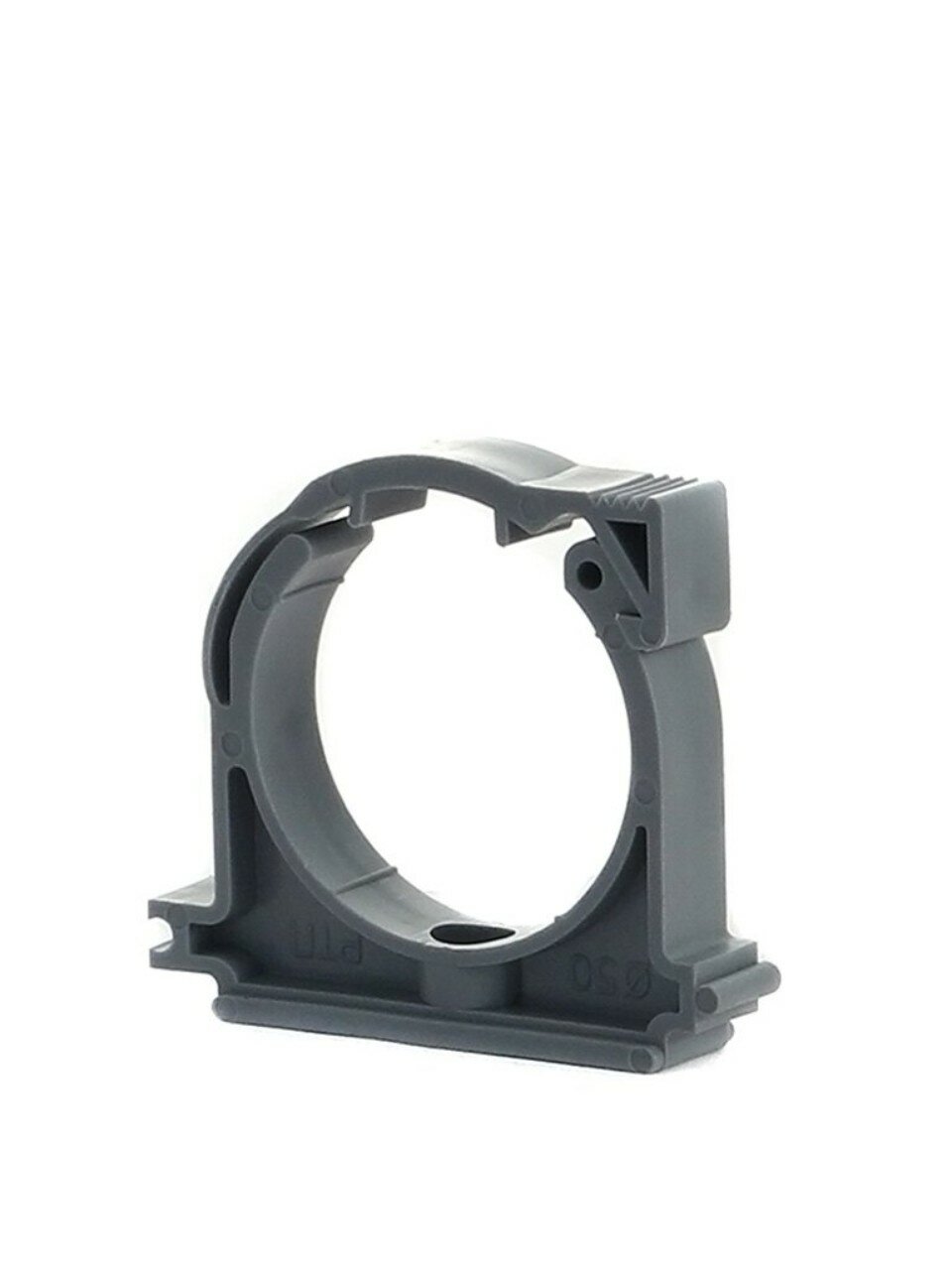 Хомут канализационный полипропиленовый 50 мм РосТурПласт 36359 серый для труб