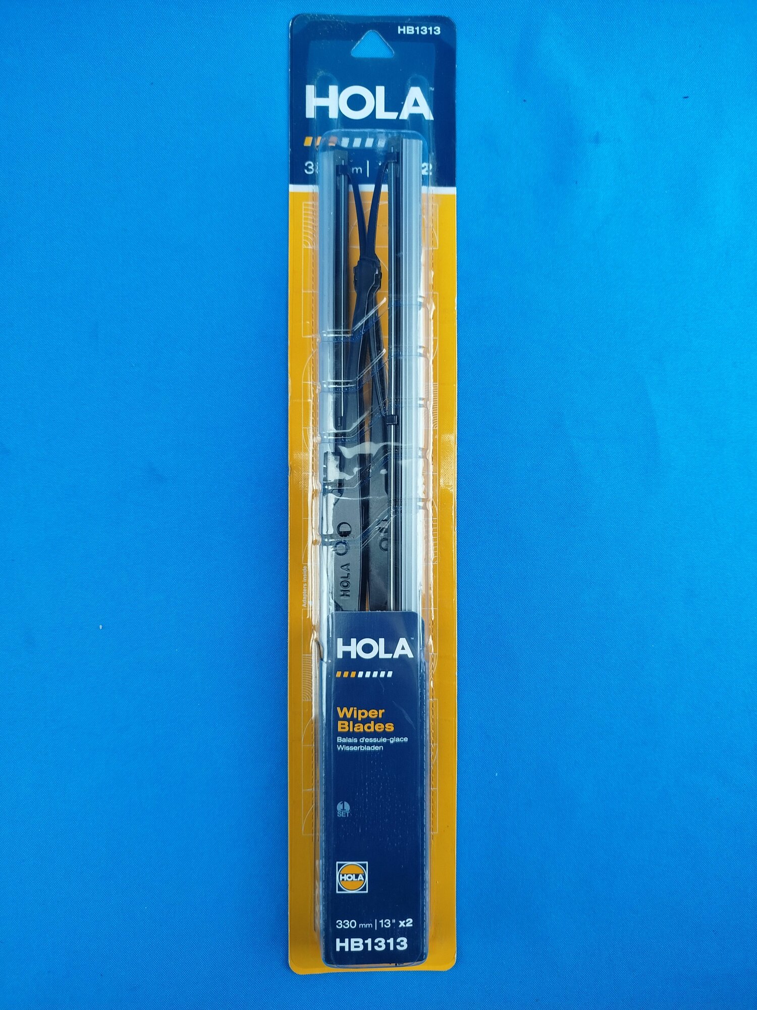 Щетки стеклоочистителя "HOLA" 33см для автомобилей ВАЗ 2101-07, Нива, М-412 каркасные (к-т)