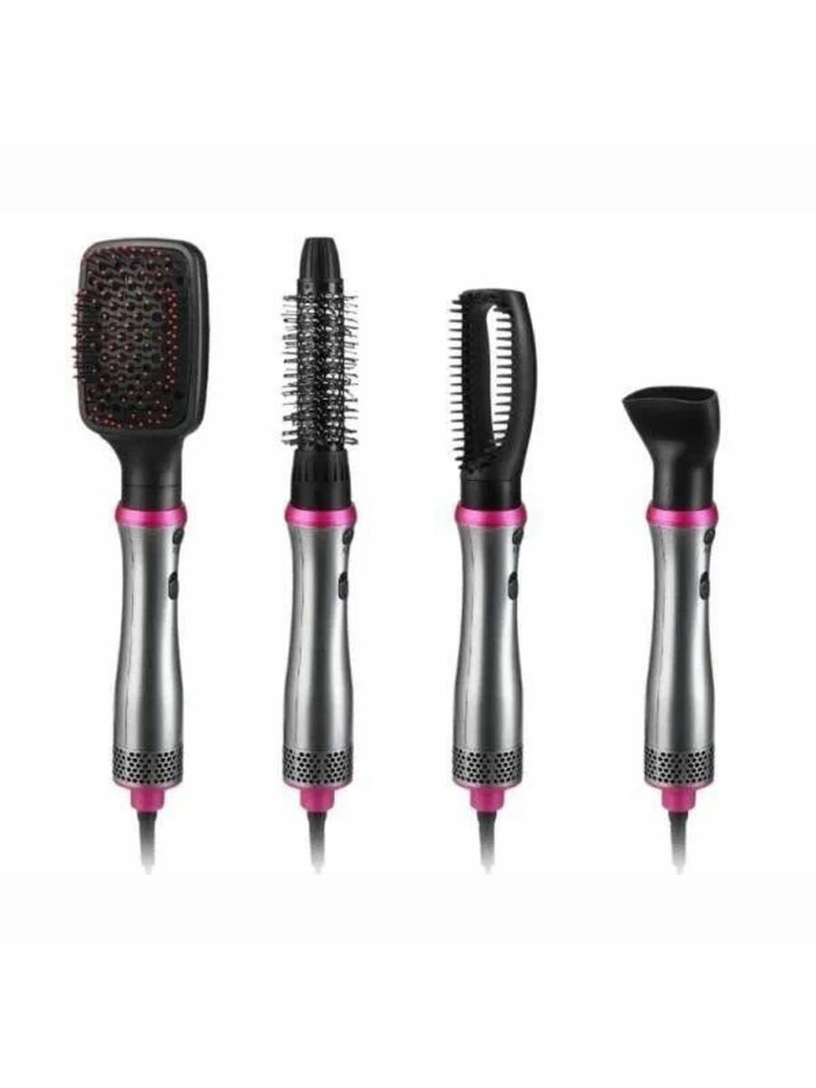 Фен VGR V408, 700Вт, насадки 4 шт, холодный воздух, складная ручка, чёрный